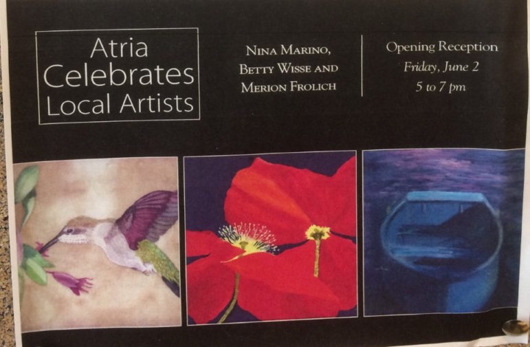Atria Celebrates Local Artists Friday - DarieniteDarienite