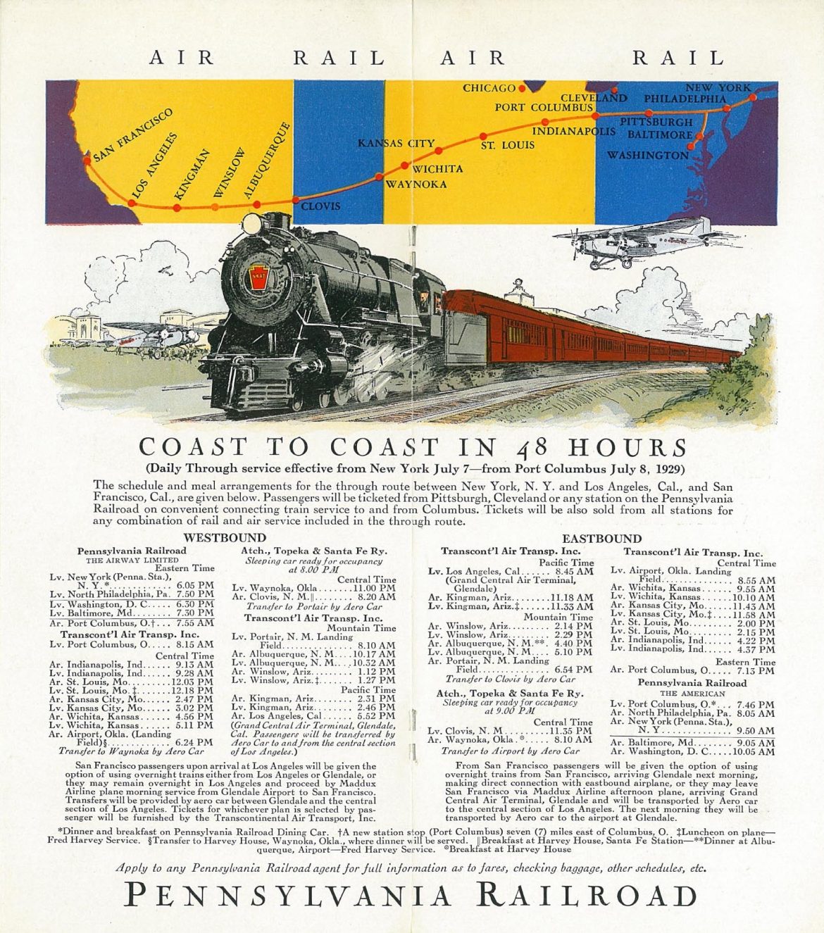 First Transcontinental Flight Took 50 Hours in 1929, Piloted by Charles ...